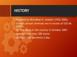 Presentation on reliance trends | PPTX