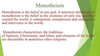 Presentation on religious history | PPTX