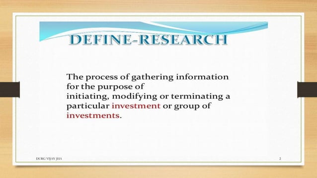 Presentation on research and its process | PPTX