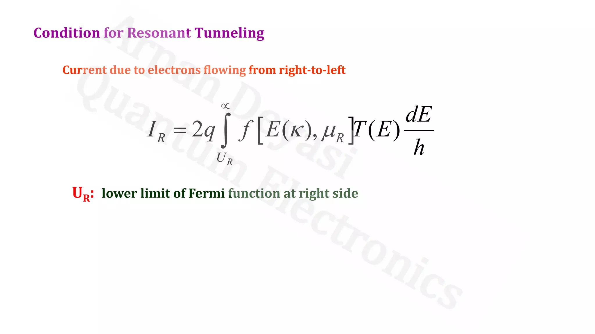 Resonant Tunneling | PDF