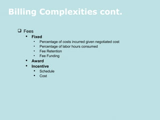 Presentation on resource related billing | PPT