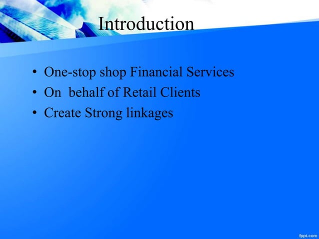 Presentation on retail banking system | PPT