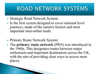 Presentation on road network 1 | PPT
