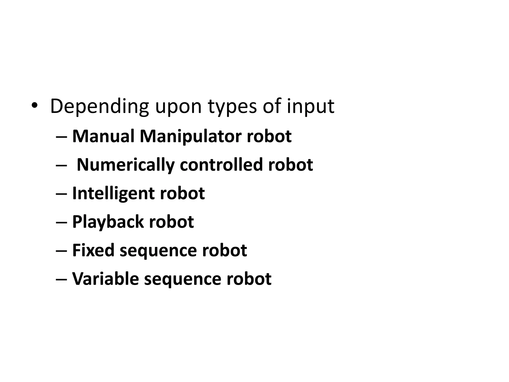 Presentation on robotics | PPTX