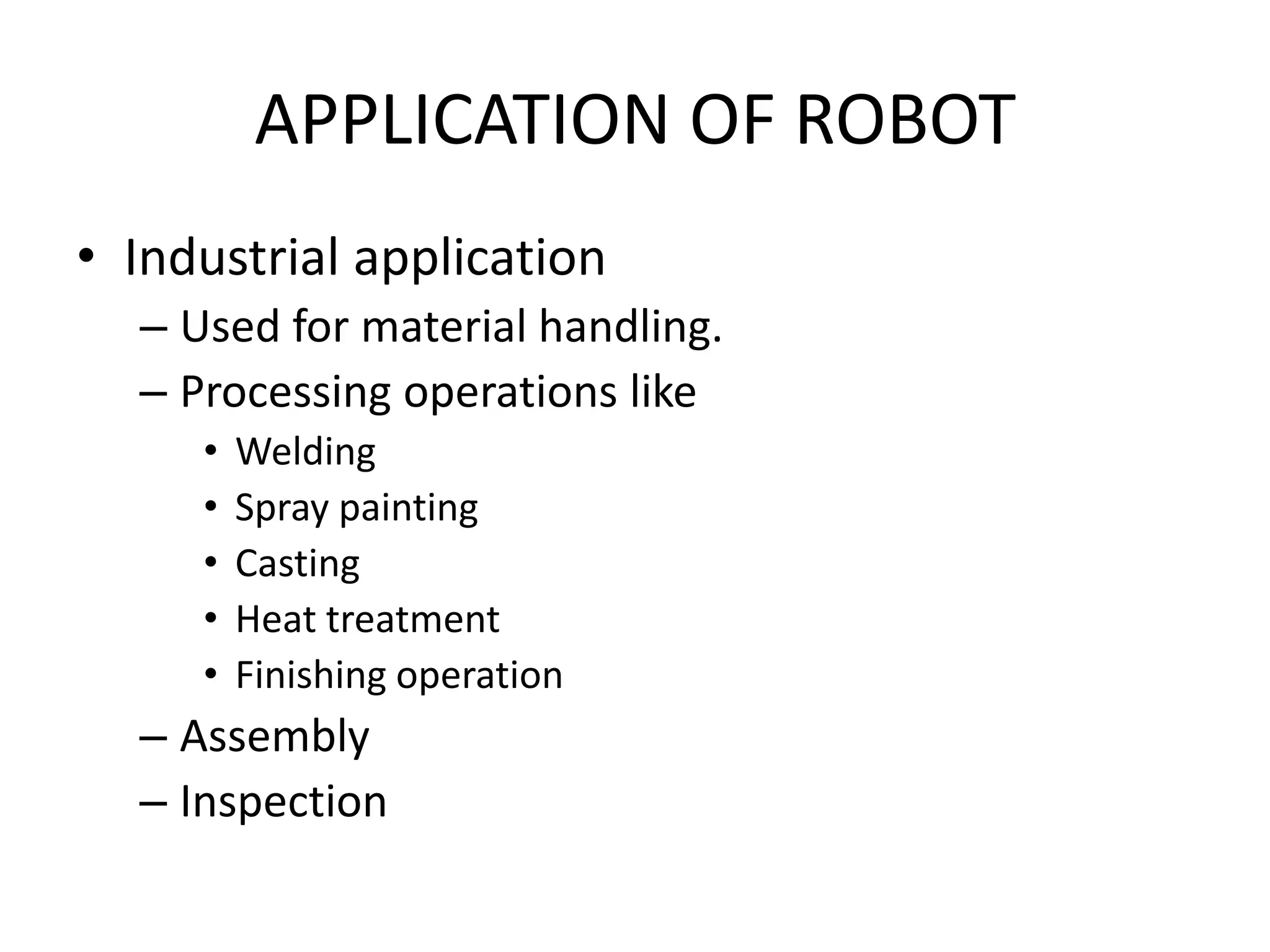 Presentation on robotics | PPTX