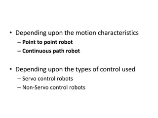 Presentation on robotics | PPTX
