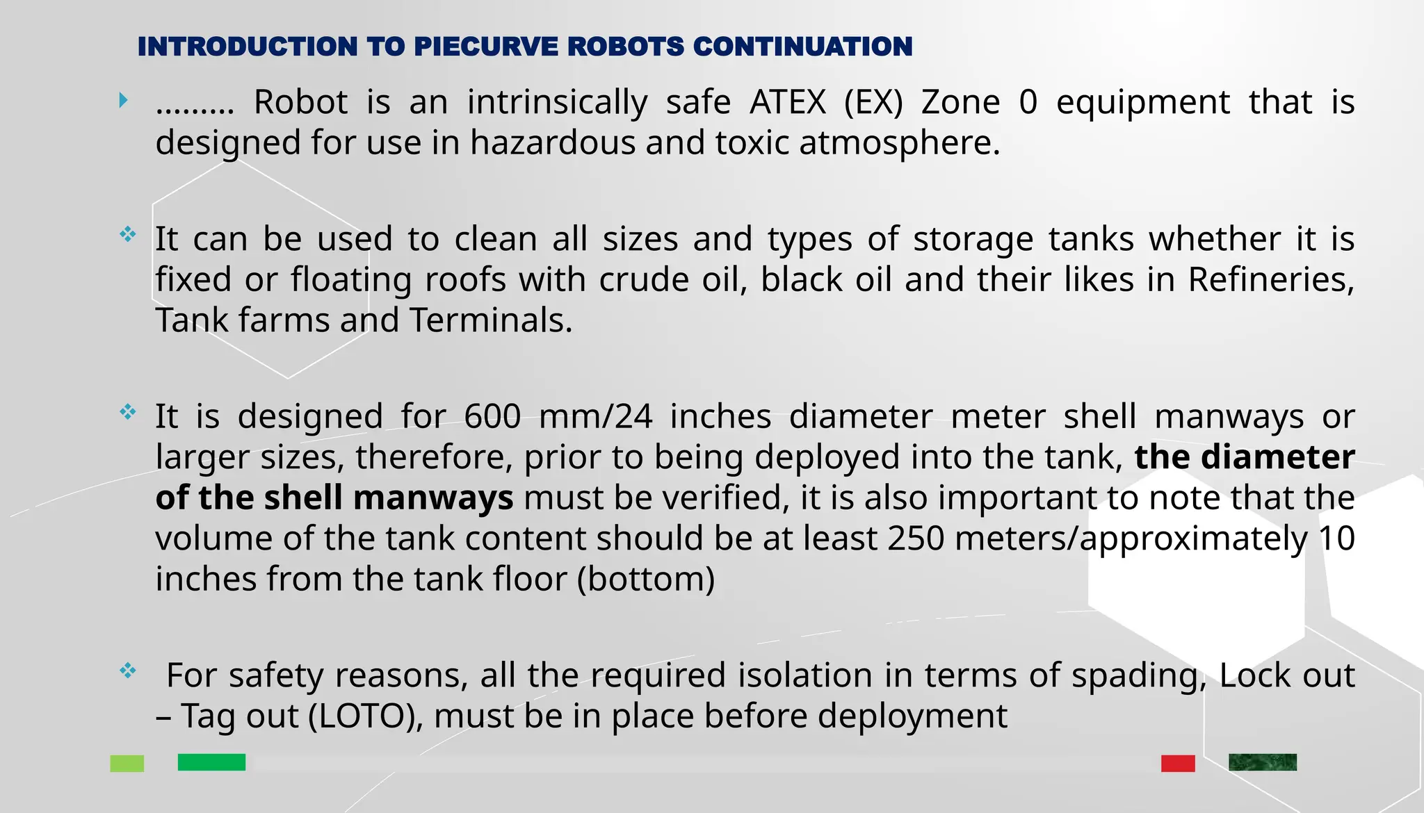 PRESENTATION ON ROBOTIC TANK CLEANING AND SLUDGE MANAGEMENT.pptx