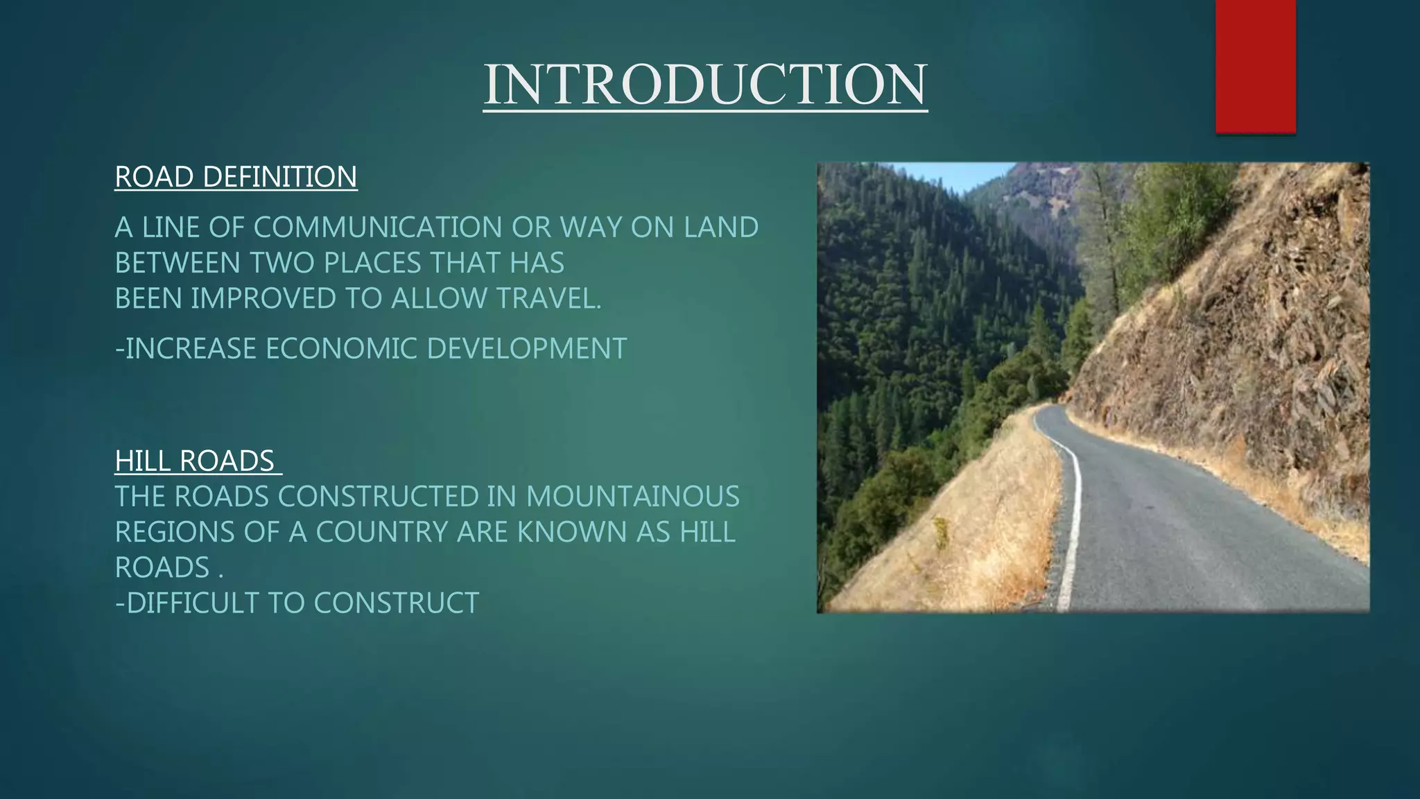 Hill road construction | PPTX