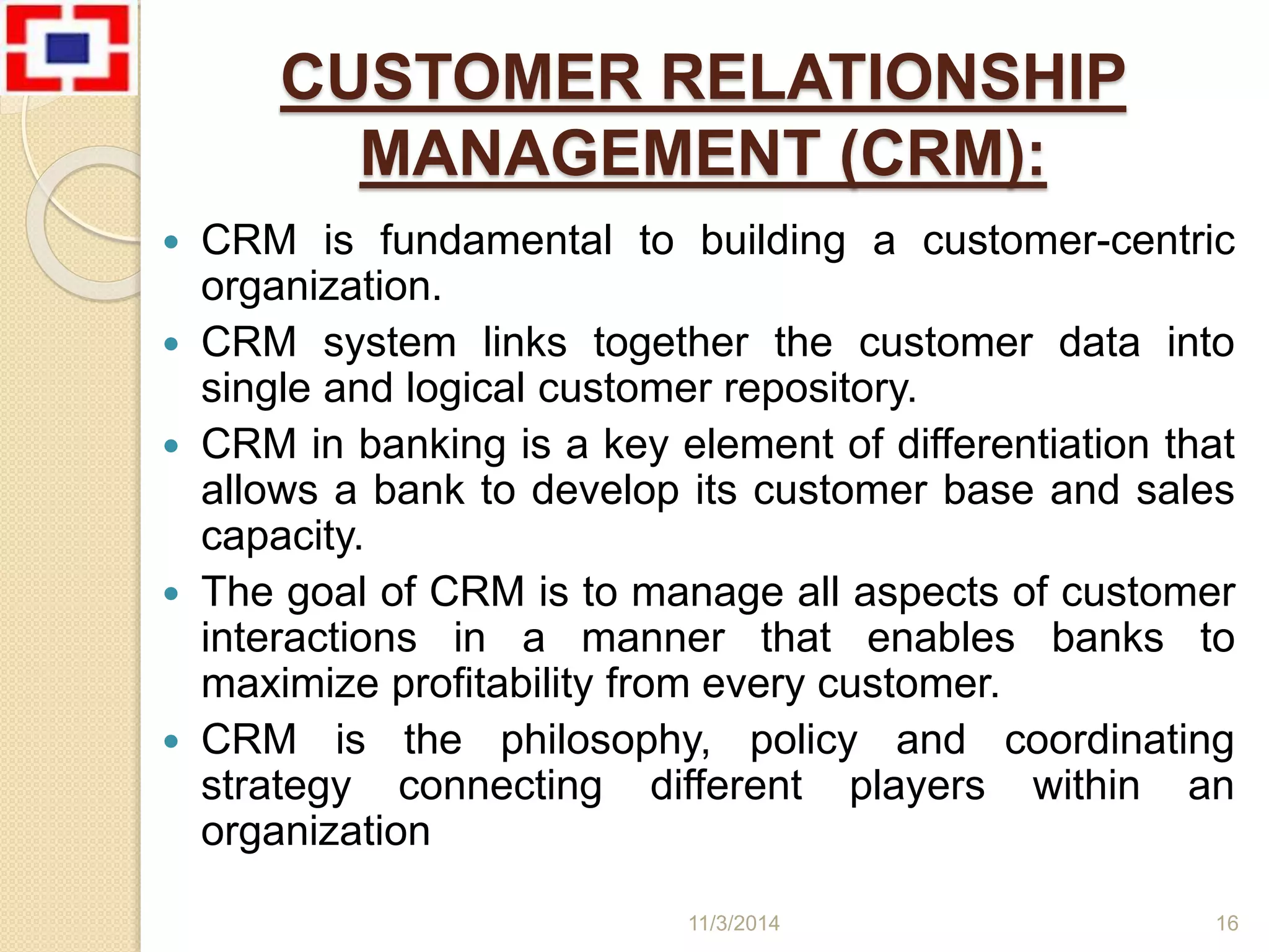 Presentation on role of crm in customer satisfaction hdfc majid shah | PPTX