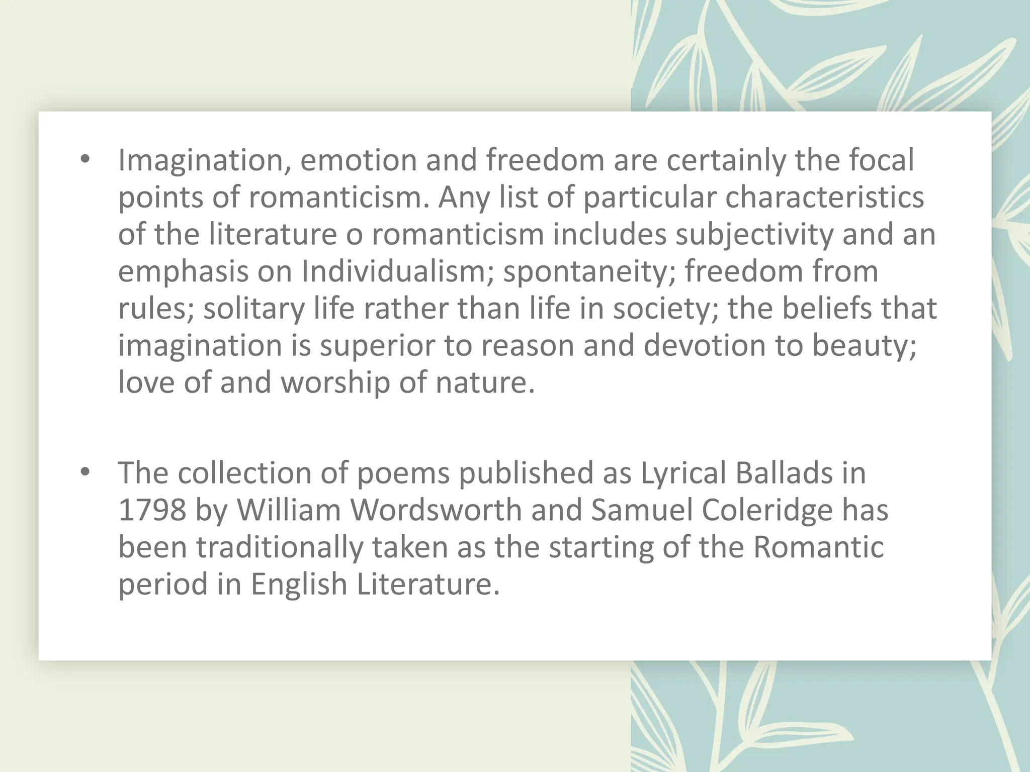 Presentation On Romanticism in English Literature.pdf