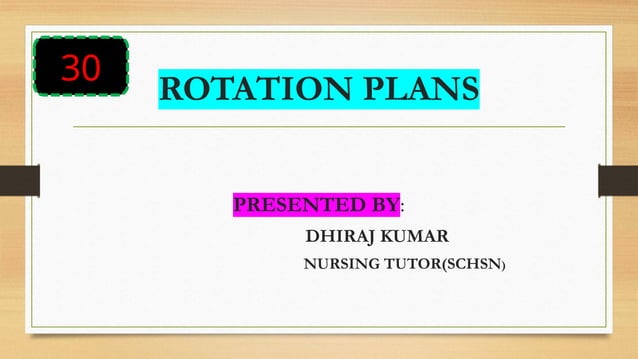 Presentation on rotation plan for nursing.pptx