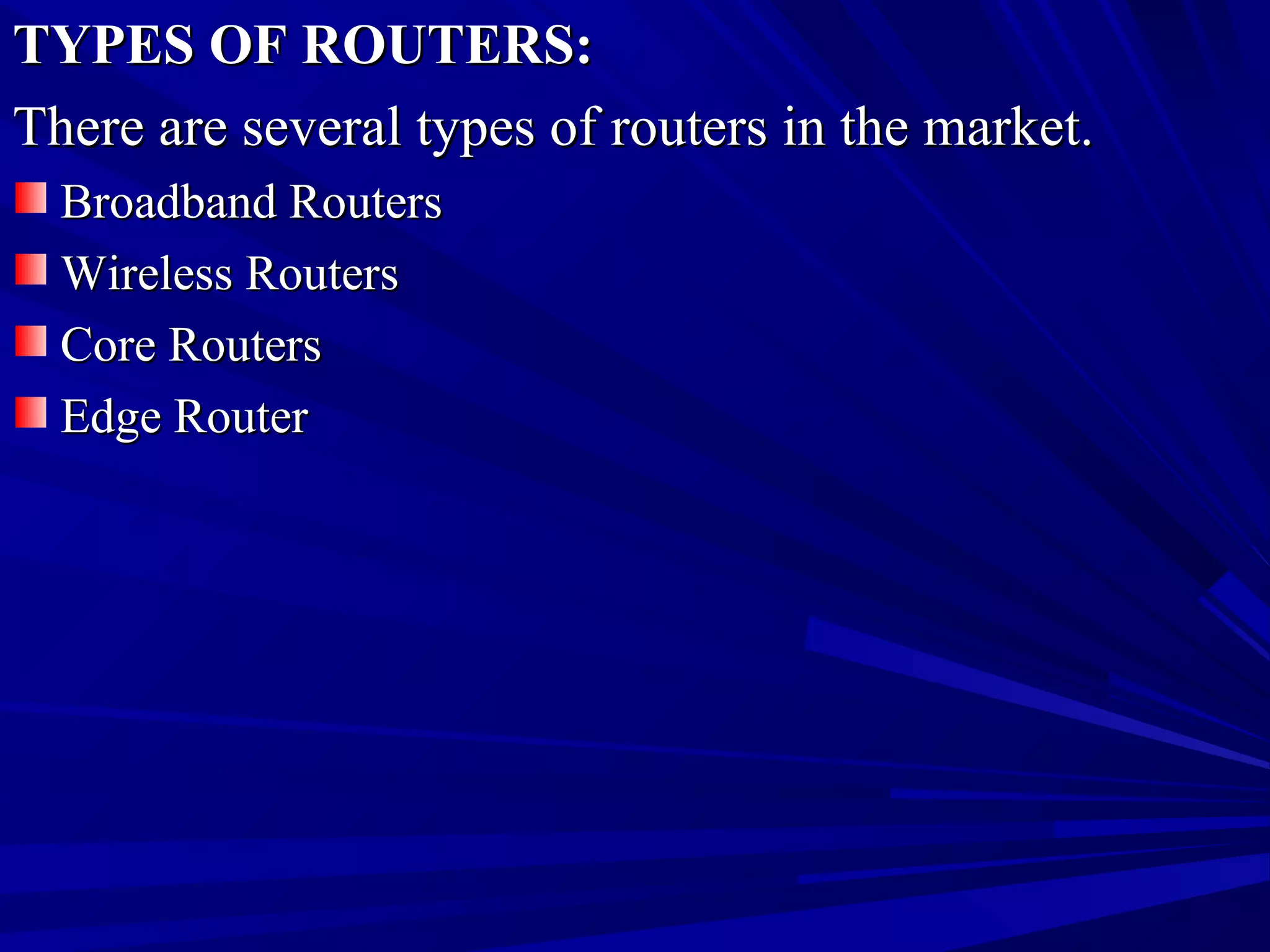 Presentation on router | PPT