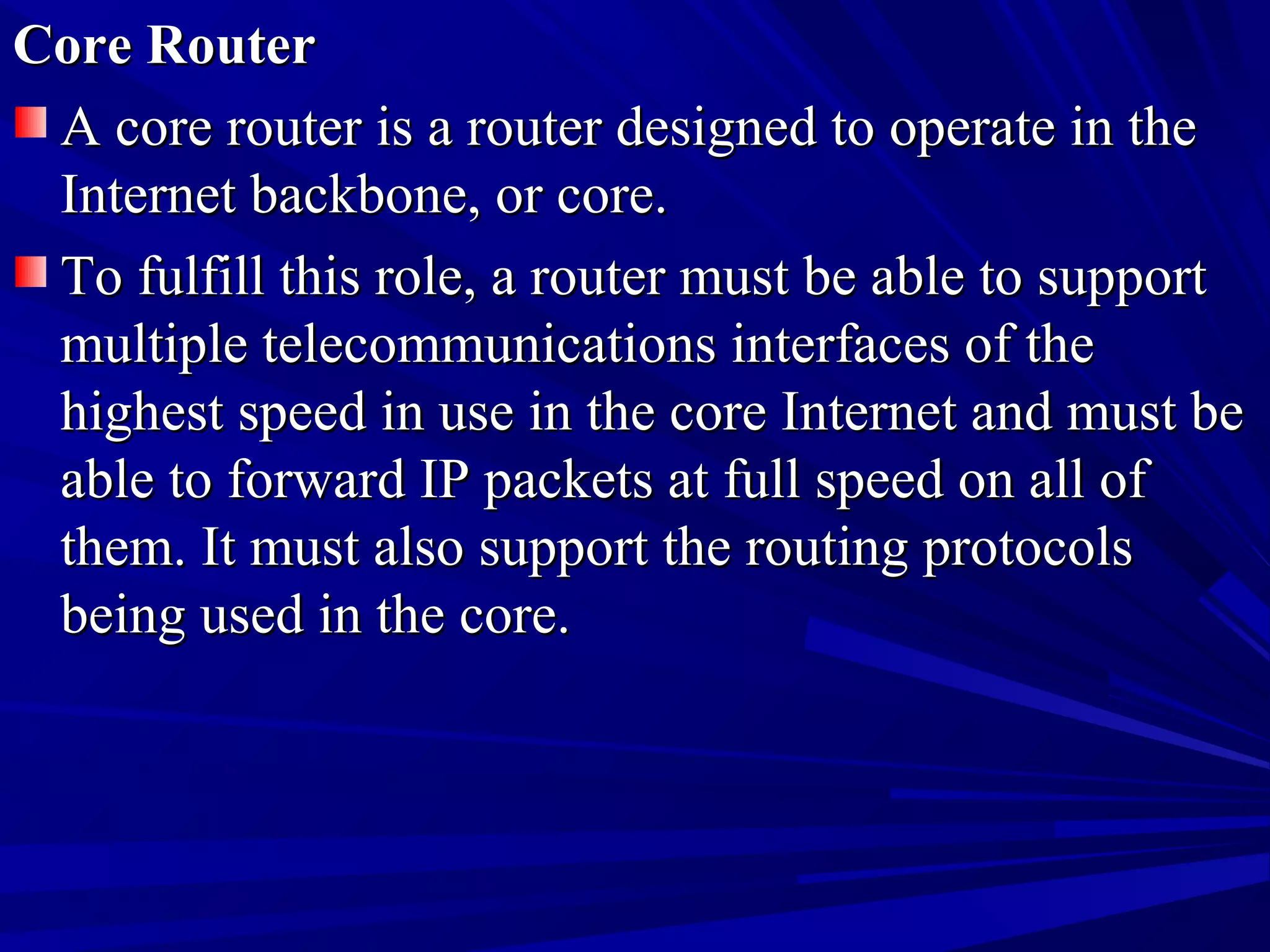 Presentation on router | PPT