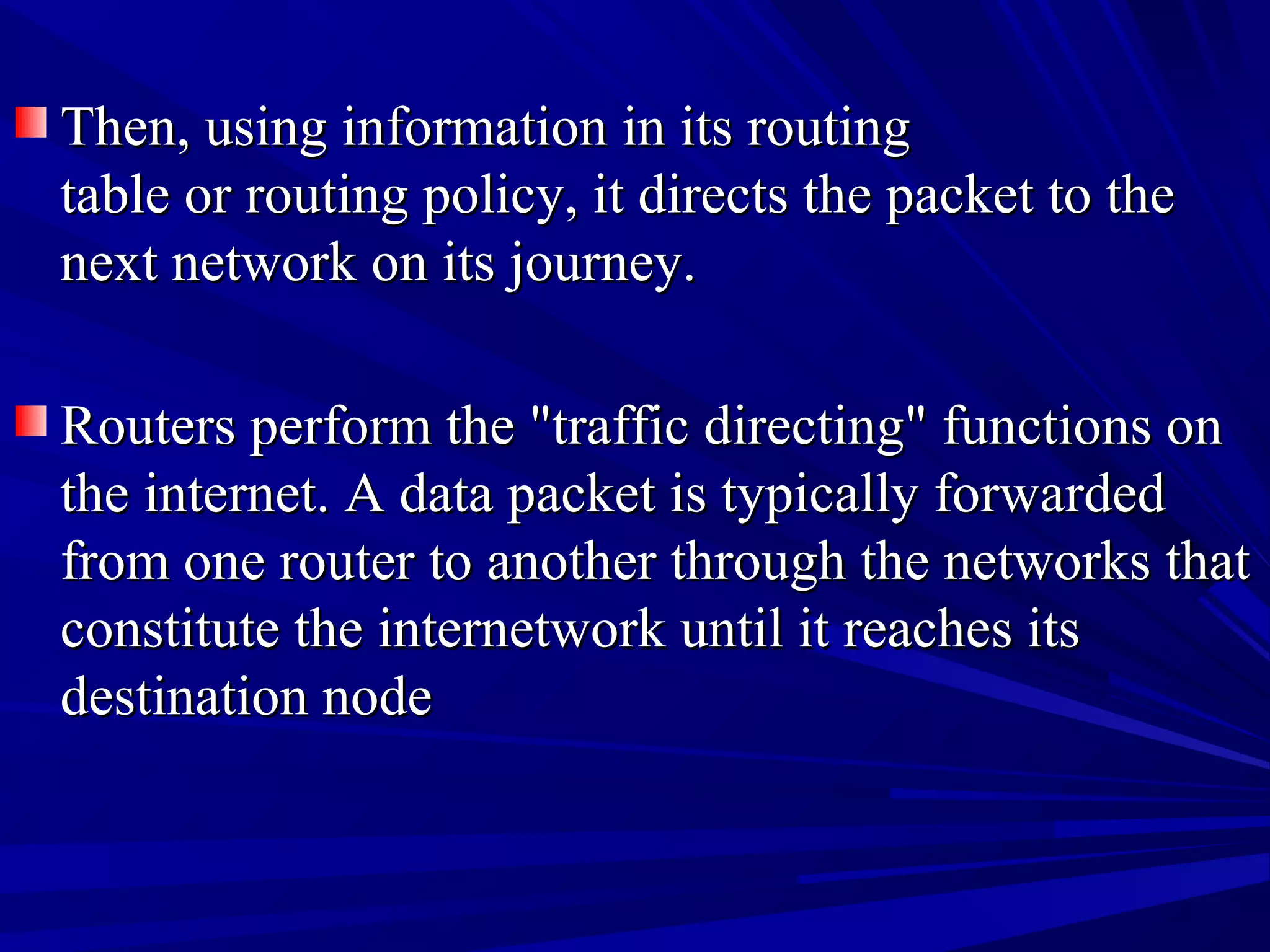 Presentation on router | PPT