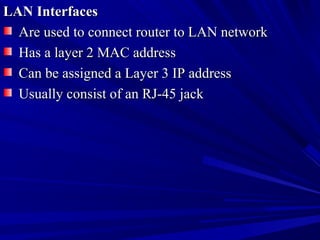 Presentation on router | PPT