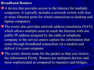 Presentation on router | PPT | Computing | Technology & Computing