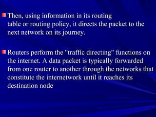 Presentation on router | PPT