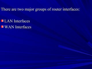 Presentation on router | PPT