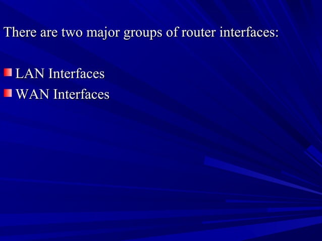 Presentation on router | PPT | Computing | Technology & Computing