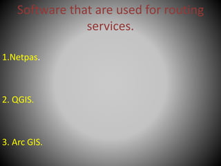 Presentation on routing services copy | PPT