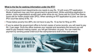 Right to Information | PPTX