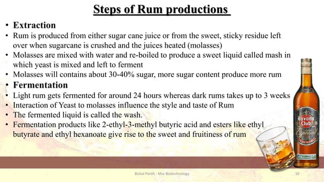 Rum Production | PDF | Alcoholic Beverages | Food & Drink