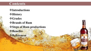Rum Production | PDF