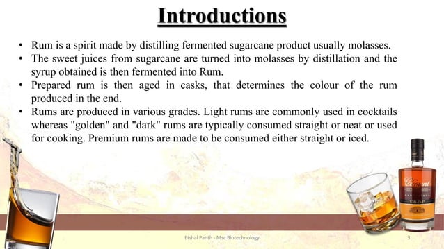 Rum Production | PDF | Alcoholic Beverages | Food & Drink