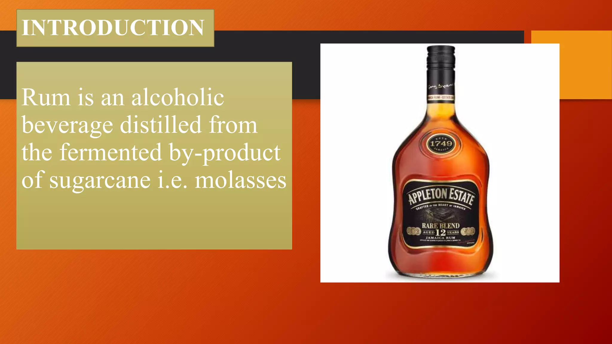 Presentation on rum and gin | PPTX