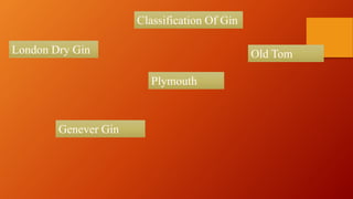 Presentation on rum and gin | PPTX