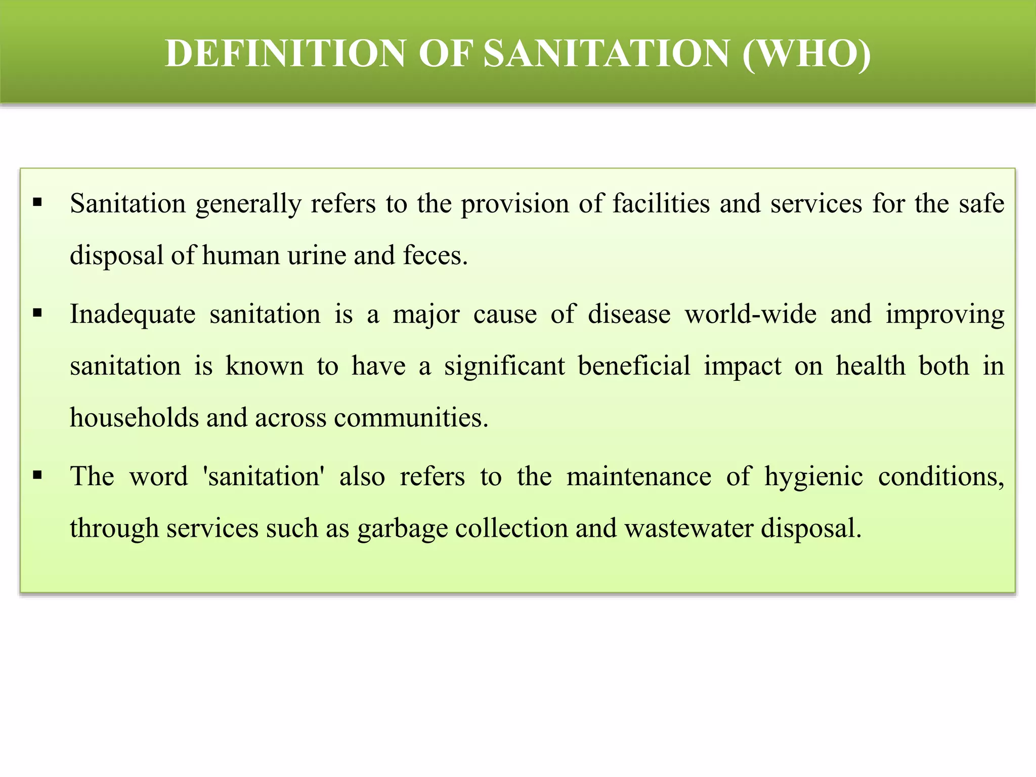 SUSTAINABLE STRATEGIES IN WATER SUPPLY & SANITATION | PPTX