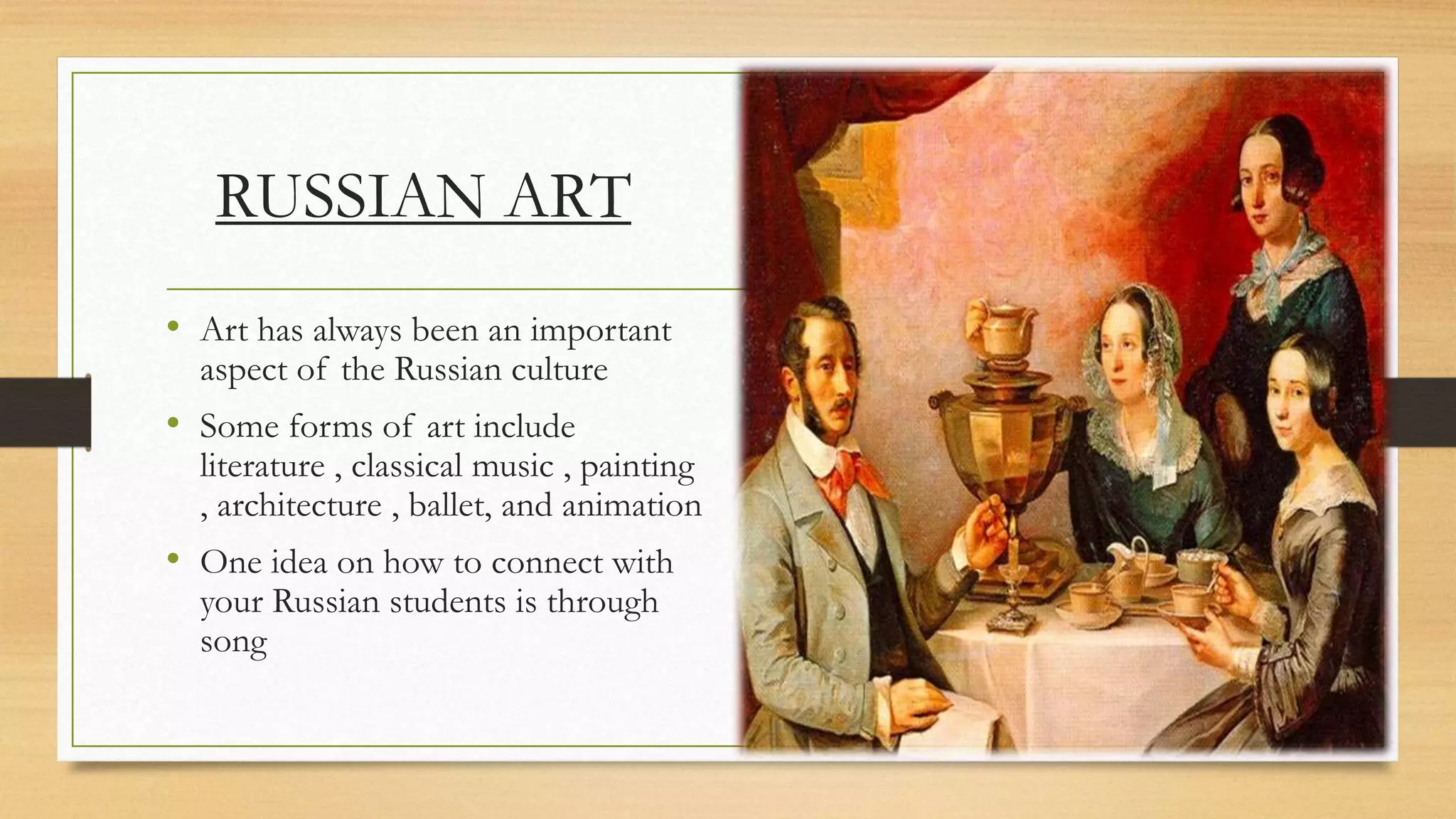 Presentation on russian culture | PPTX