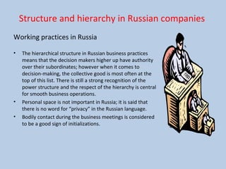 Presentation on Russian culture | PPT