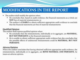 SA 700, SA 705 and SA 706 | PPTX