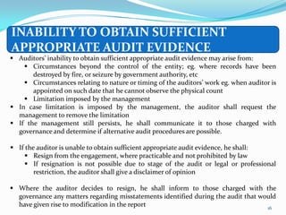 SA 700, SA 705 and SA 706 | PPTX