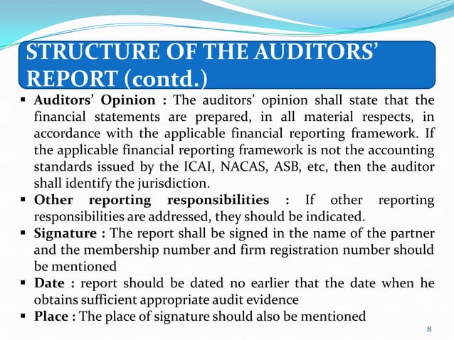 SA 700, SA 705 and SA 706 | PPTX | Business Accounting & Finance | Business