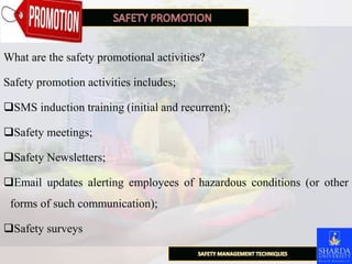 Safety Management Techniques | PPTX