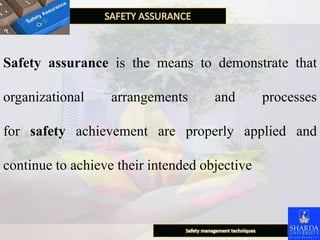 Safety Management Techniques | PPTX