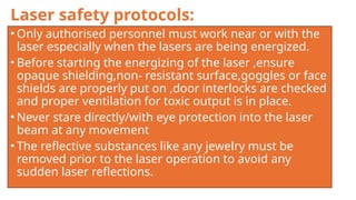 Presentation on safety PROTOCOLS (fire, Laser,HAZMAT,spill ).pptx