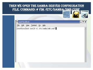 Presentation on samba server | PPTX