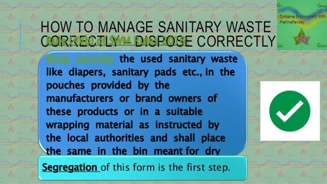 Presentation on Management of Sanitary Waste and E waste | PPTX
