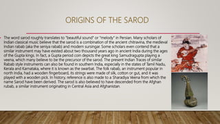 BREIF DESCRIPTION ON SAROD | PPT