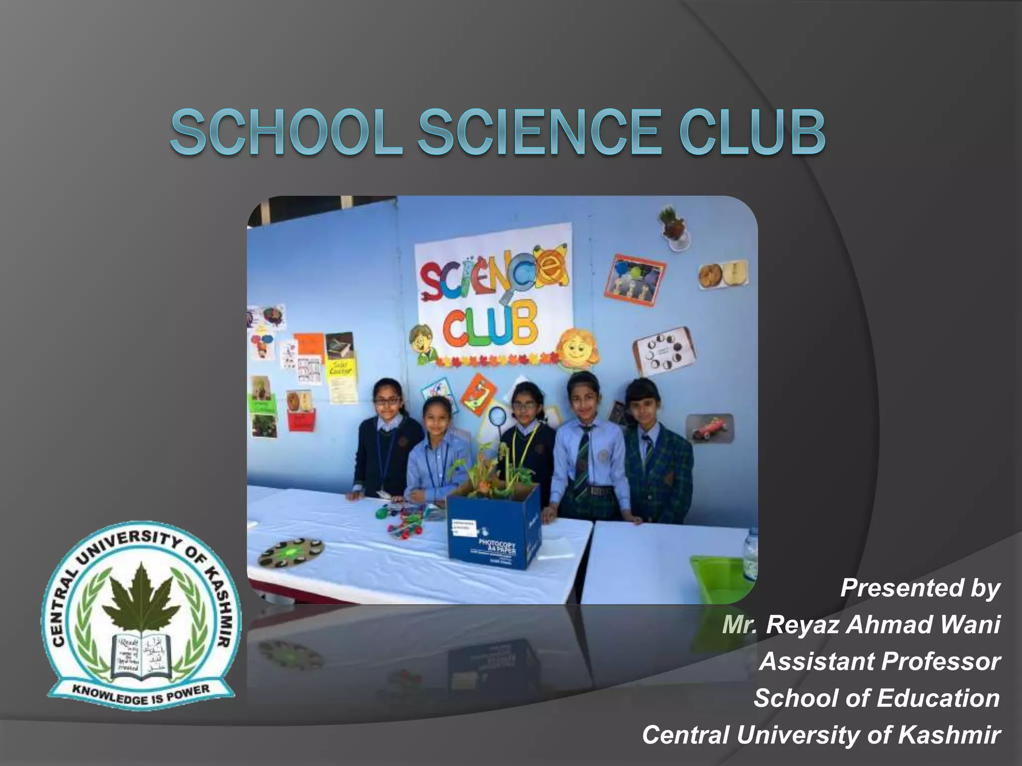 School Science Club | PDF