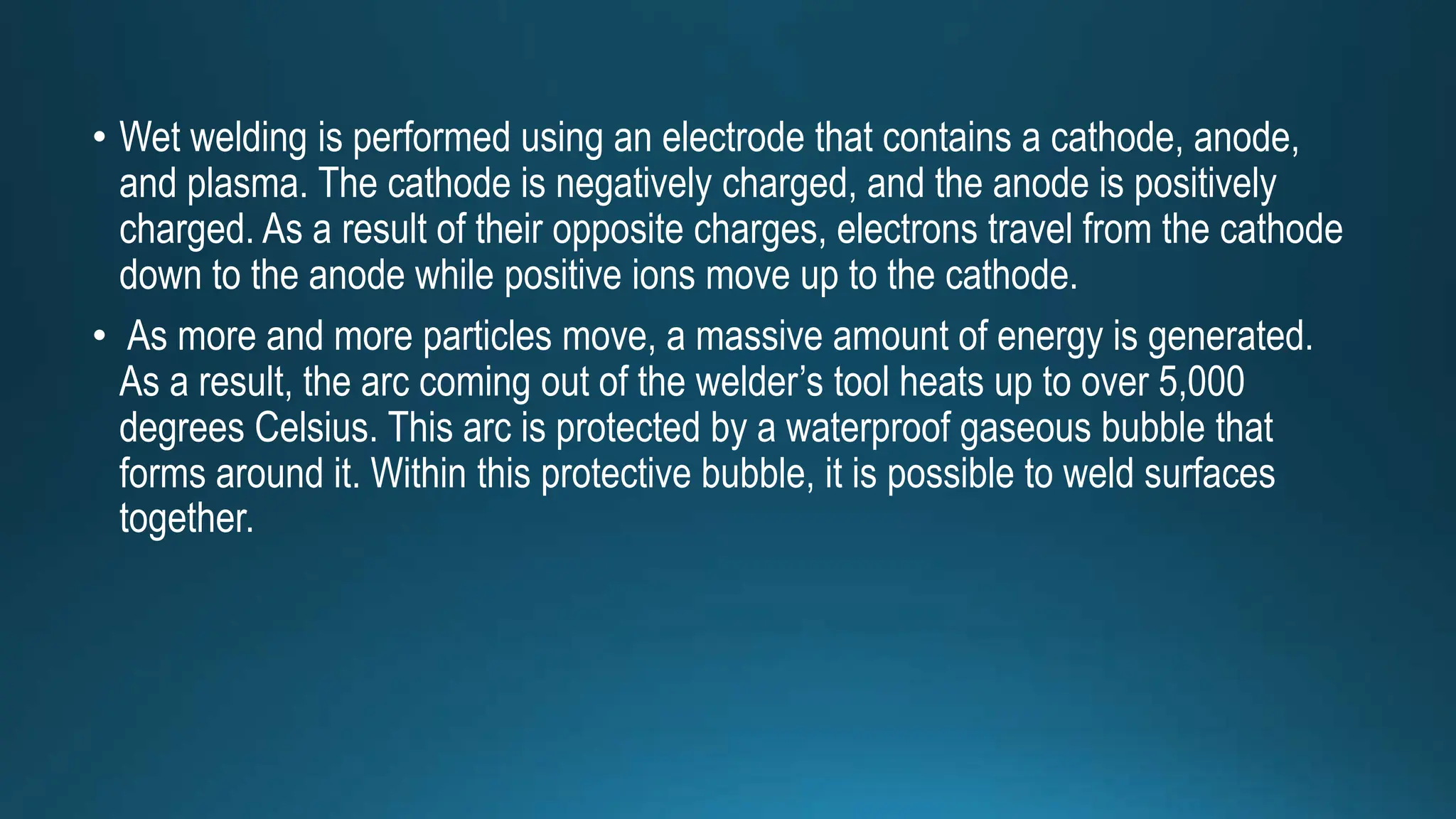 Presentation on Science behind Underwater Welding.pptx