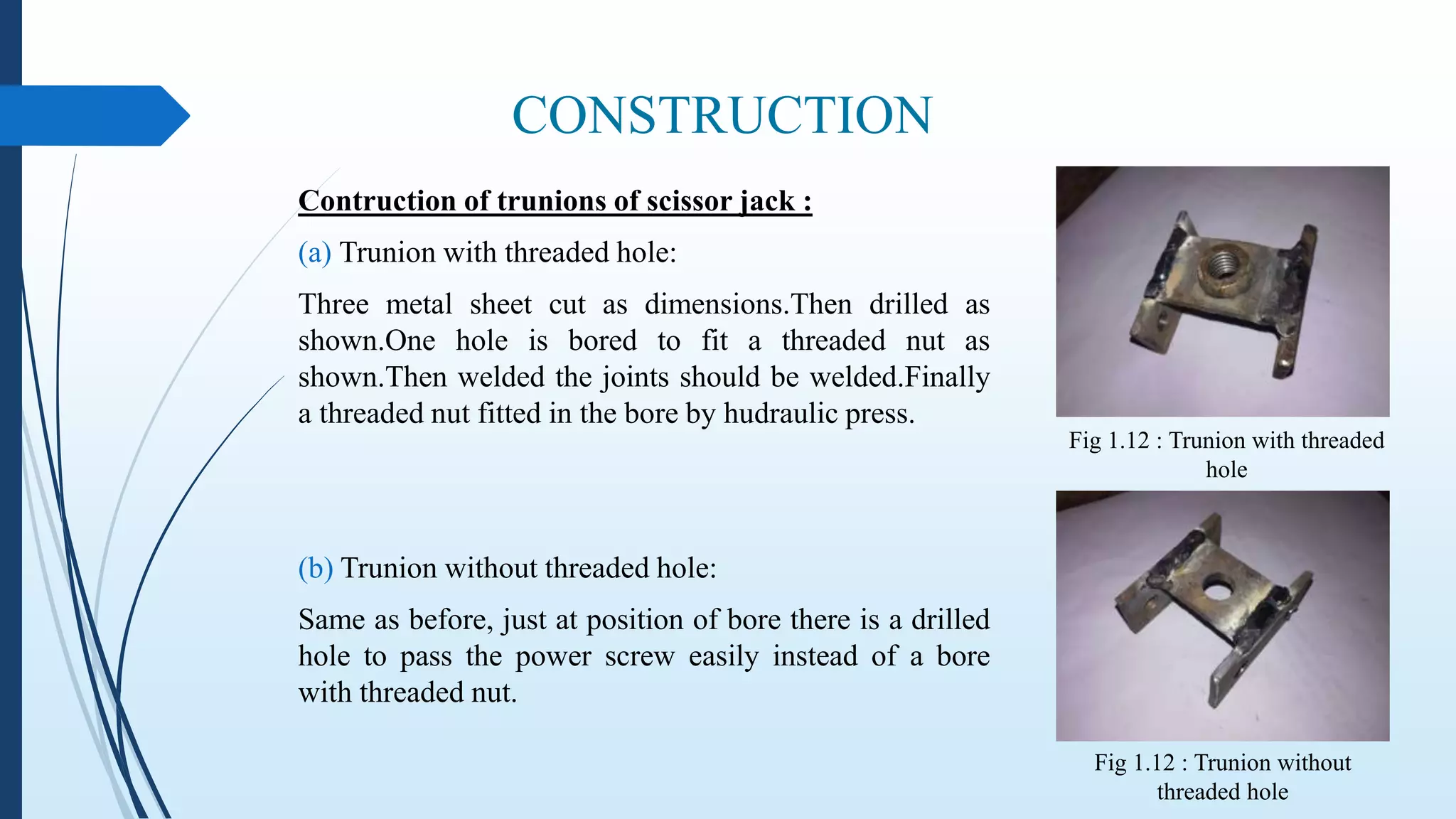 Presentation on scissor jack | PPTX