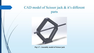 Presentation on scissor jack | PPTX