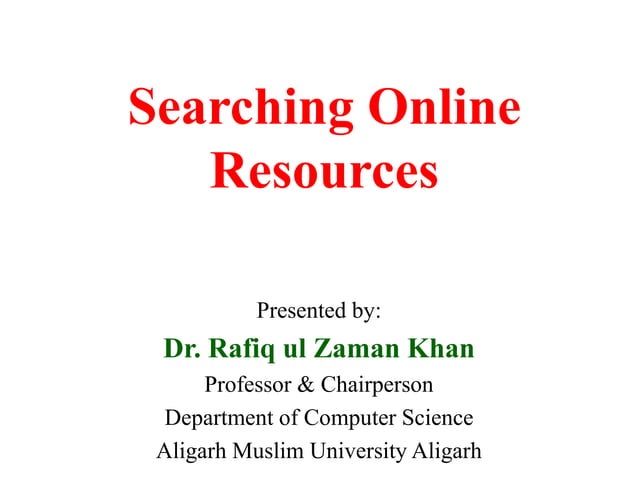 Presentation on Searching Online Resources2.pptx