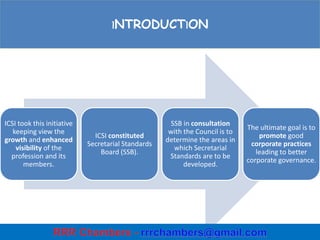PRESENTATION ON SECRETARIAL STANDARDS - PPT.ppt