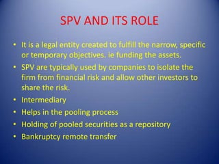 Presentation on securitization | PPTX