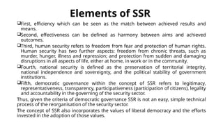 PRESENTATION ON SECURITY AFTER CONFLICT.pptx | Political Issues ...